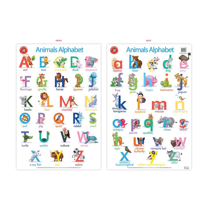 Alphabet of Animals Poster - Acme Wall Chart 228061 — Officecentre