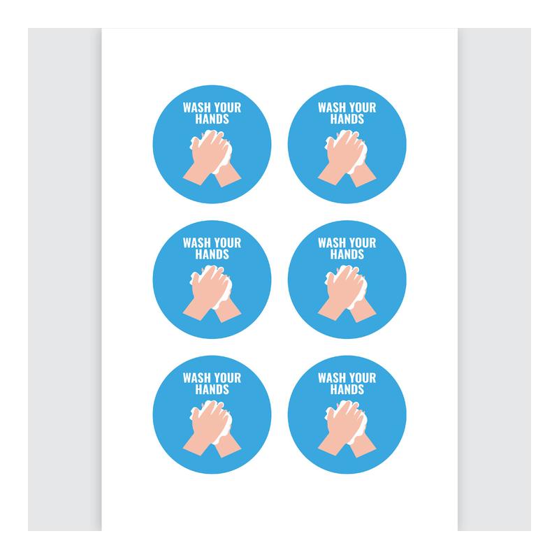 Self-Adhesive Wash Your Hands Signs - Avery 238910 — Officecentre