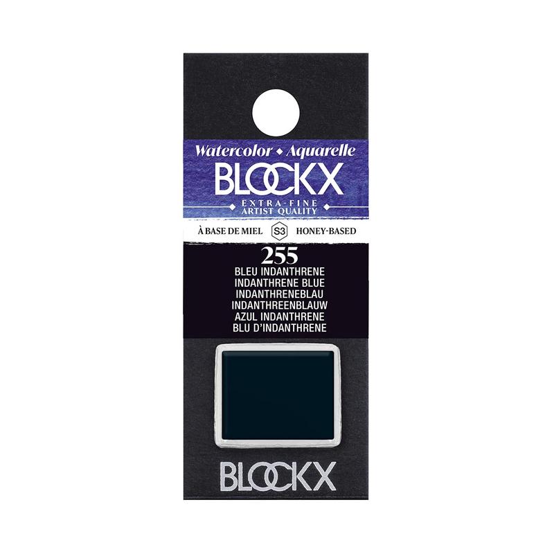 Indanthrene Blue Watercolour Half Pan - Blockx S3 255 — Officecentre