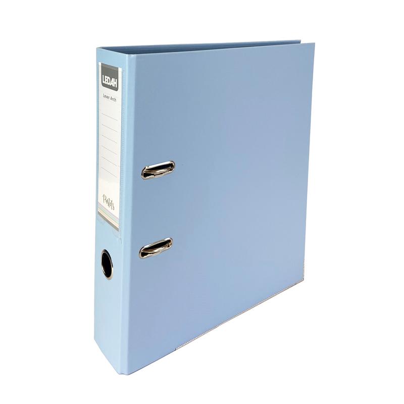 Pastels Binder Blue A4 - Ledah Lever Arch 300013 — Officecentre