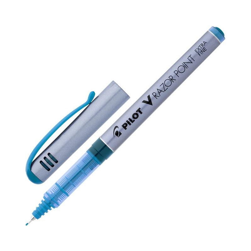 Pilot V-Razor Point Fibre Tip - Light Blue 0.4mm — Officecentre