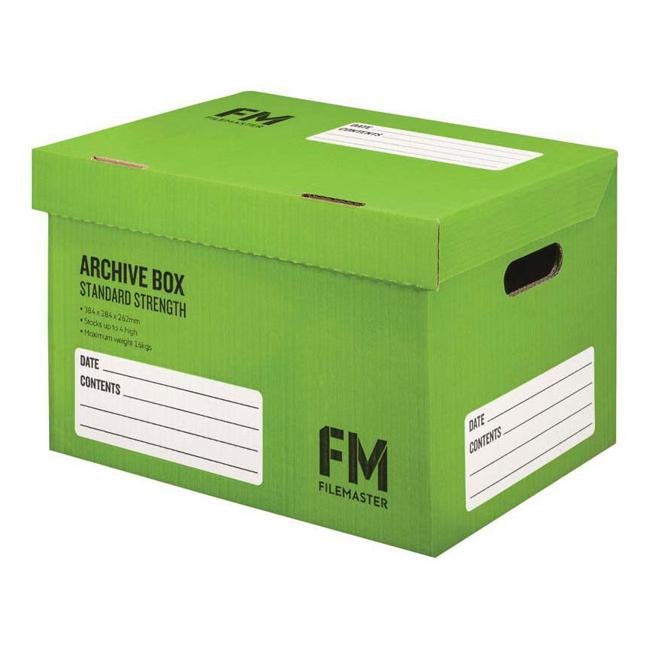 FM Box Archive Green Standard Strength 384x284x262mm Inside Measure ...