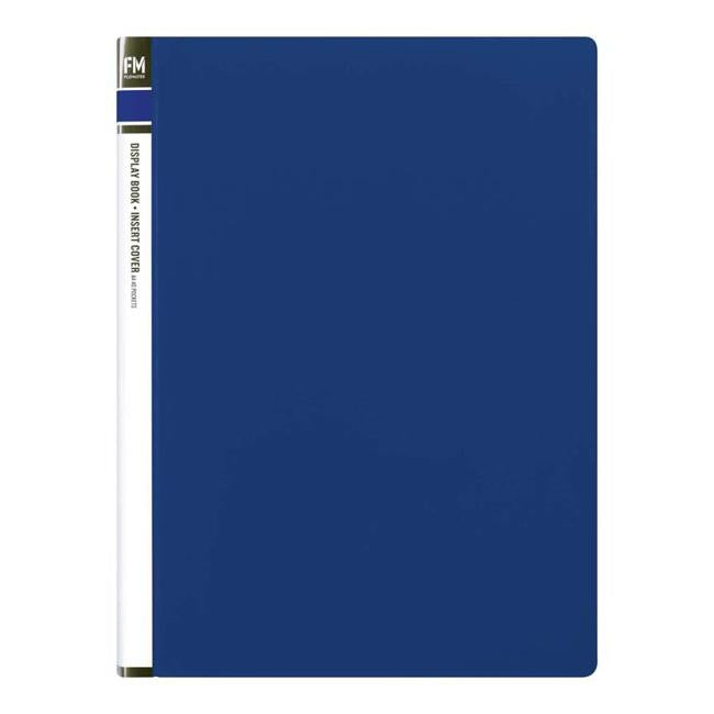 FM Display Book Blue Insert Cover 20 Pocket — Officecentre